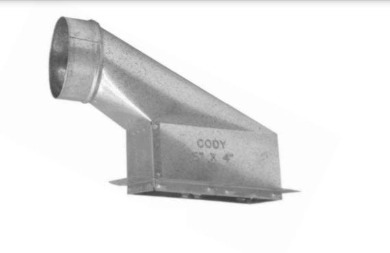 Cody Company Products | 2258149, Cody Co 225 Short End Register Boot w ...